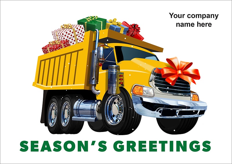 Gift Loader Christmas Card for Business Holiday Greetings